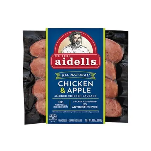 Aidells Smoked Chicken Sausage Chicken & Apple (8 pc) - Wholesome Fresh