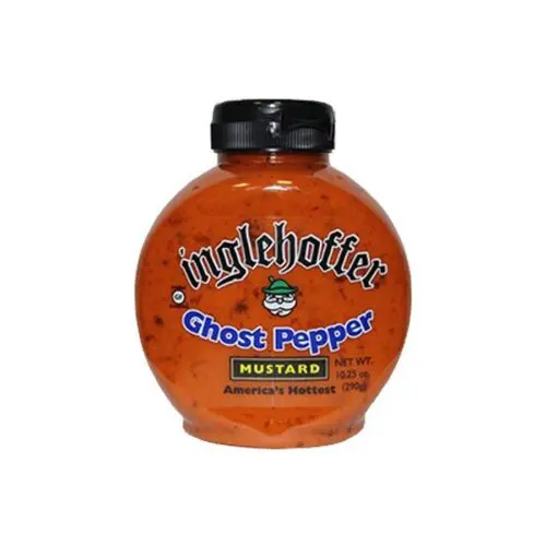 Inglehoffer Squeeze Mustard Ghost Pepper - Wholesome Fresh
