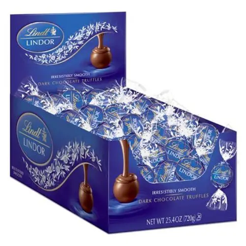 Lindt Truffles Dark Single Serve (Blue) - Wholesome Fresh