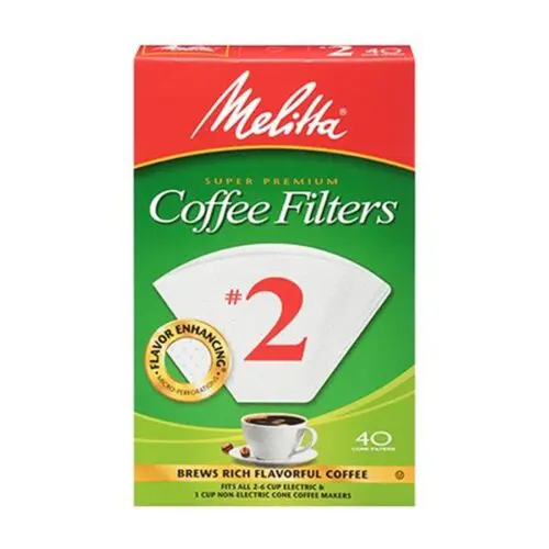 Melitta Cone Coffee Filter #2 White - Wholesome Fresh