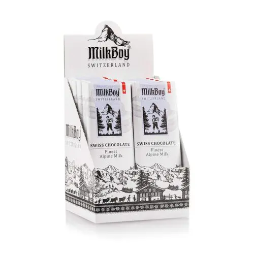 Milkboy Swiss Alpine Milk Chocolate (20/1.40 oz) - Wholesome Fresh