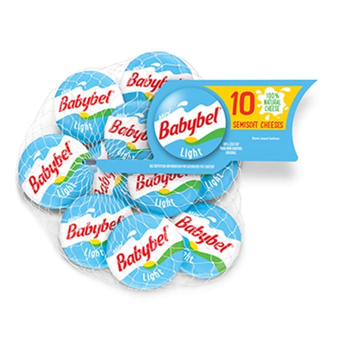 Laughing Cow Mini Babybel – Light (White) (12 pc) - Wholesome Fresh