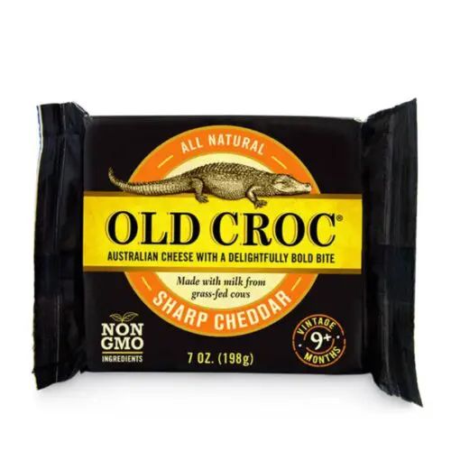 Old Croc Australian Cheese Sharp Cheddar[Aged 9 Months] (12 pc ...