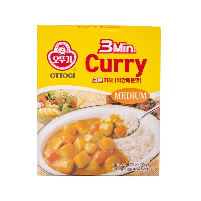 Ottogi 3 Min Curry Medium - Wholesome Fresh