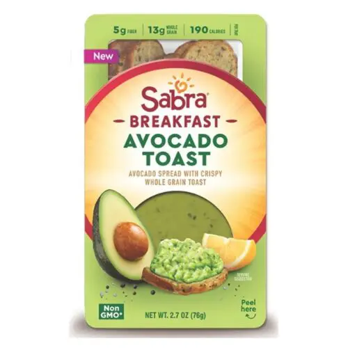 Sabra BFST Avocado Toast with Crispy (8 pc) - Wholesome Fresh