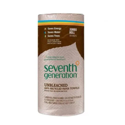 Seventh Generation Natural Paper Towels – 120 Sheets, 2 Ply - Wholesome ...