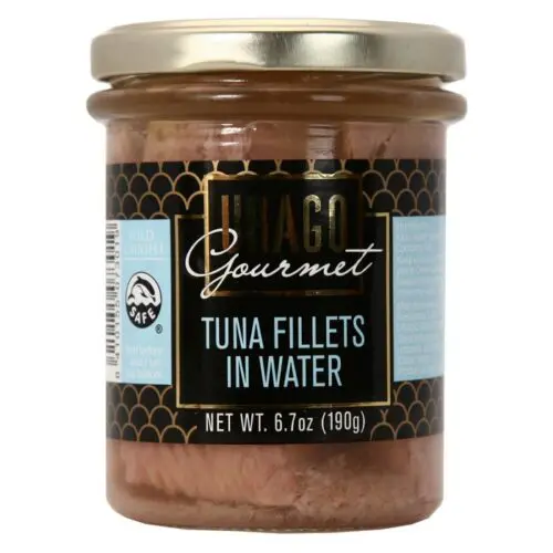 Ubago Gourmet Wild Caught Tuna Fillets Light In Water (Jar) - Wholesome ...